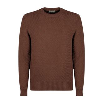 Circolo 1901 Round-Neck Strickwaren - - Knitwear - Herren - Braun - 2XL
