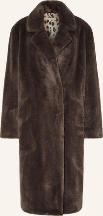 Lilienfels Lilienfels Kunstfell-Mantel braun