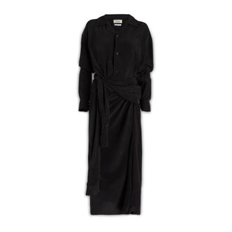 Quira Maxi Kleid - - Dresses - Damen - Schwarzk - S