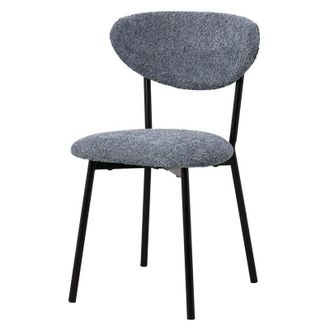 Table Passion Table Passion - Chaise bouclette bleu canard