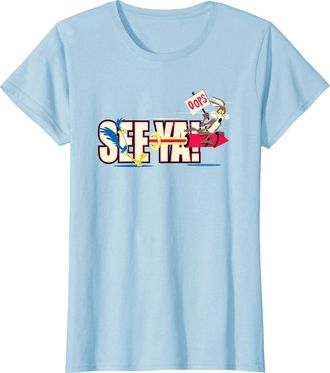 Looney Tunes Looney Tunes Wile E. Coyote and Roadrunner See Ya T-Shirt