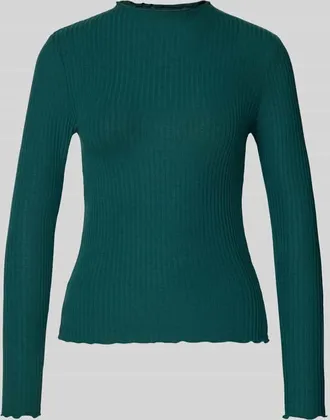 Only Slim Fit Langarmshirt mit Viskose-Anteil Modell EMMA