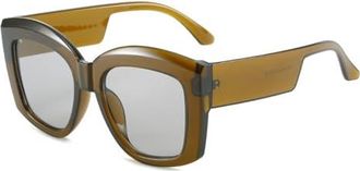 Generic Lunettes De Soleil &Agrave; Monture Large For Hommes, Vacances, Femmes, Sports Plein Air(Brown)