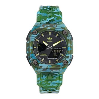 adidas City Tech One Grfx Camo Uhr - - Accessories - unisex - Gr&uuml;n - ONE SIZE