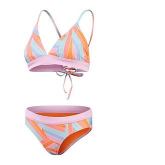 Speedo Damen Schwimmanzug BANDED TRI 2PC ALV PRT AF PINK/BLUE