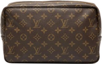 Louis Vuitton Clutches - Monogram Trousse Toilette 28 - Gr. unisize - in Braun - f&uuml;r Damen