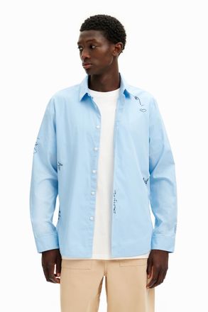 Desigual CAM_Amadeo, 5004 Light Blue, M