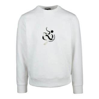 Emporio Armani Homme, Sweatshirts et sweats &agrave; capuche, Blanc, Taille: XL SweaT-shirts