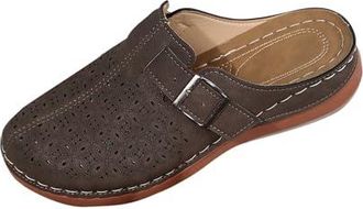 Generic Sandales orthop&eacute;diques l&eacute;g&egrave;res et d&eacute;contract&eacute;es &agrave; talon compens&eacute; pour femme, couleur unie, &eacute;l&eacute;gantes, classiques, respirantes, confortables, pour l&eacute;t&eacute;