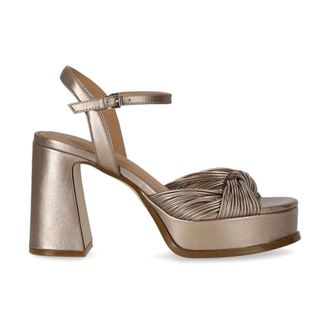 Ash Champagner Plateau-Sandalette mit Absatz - - Shoes - Damen - Beige - 40 EU