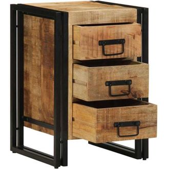 vidaXL Nachttisch 40x35x50 cm Massivholz Mango - Vidaxl