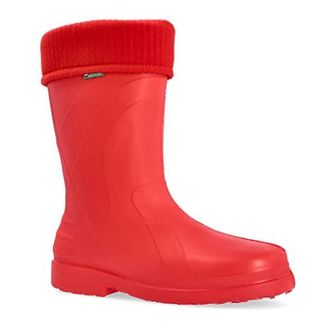 Demar Demar LUNA Bottes de pluie l&eacute;g&egrave;res en caoutchouc EVA doubl&eacute;es, Rouge, 38.5 EU