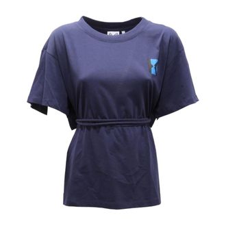 Kenzo Sport T-Shirt mit offenem R&uuml;cken - - Tops - Damen - Blau - L