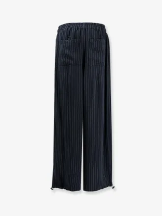 Frankie Shop Womens Trousers Oakdale Recycled Blue Polyester
