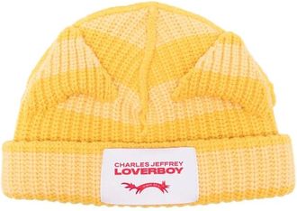 Charles Jeffrey Loverboy Loverboy by Charles Jeffrey, Homme, Accessoires, Jaune, Taille: ONE Size Bonnet ray&eacute;