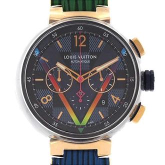 Louis Vuitton Pre-owned Rostfreier Stahl watches - - Pre-owned - Herren - Schwarzk - ONE SIZE