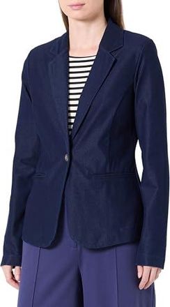Ichi Ihkate Denim BL Blazer daffaires d&eacute;contract&eacute;, 900000556/Dark Blue, L Femmes