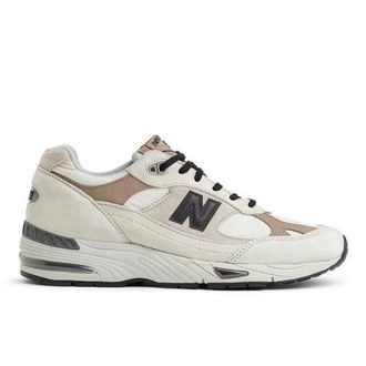 New Balance Homme MADE in UK 991v1 Urban Winter en Gris/Beige/Noir, Su&egrave;de/Mesh, Taille 41.5 Large