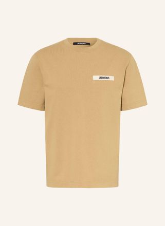 Jacquemus Jacquemus T-Shirt Le T-Shirt Gros Grain braun