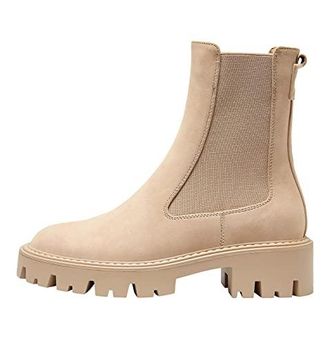 Only Femme Onlbetty-1 Noos Bottes En Nubuck Chaussures-lifestyle, Camel, 38 EU