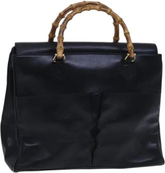 Gucci Pre-owned Cuir sacs-main - Femme - Pre-owned - Noir - Taille: ONE Size
