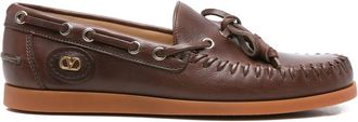 Valentino Garavani Palm Avenue Leather Loafers