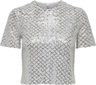 Only Onlbead S/S O-Neck Top Box JRS