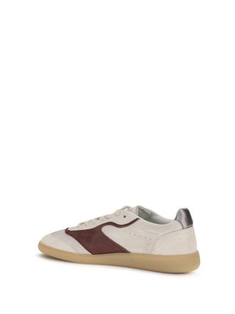 Dsquared2 Mens Leather Sneakers White-Red Trainers White/red