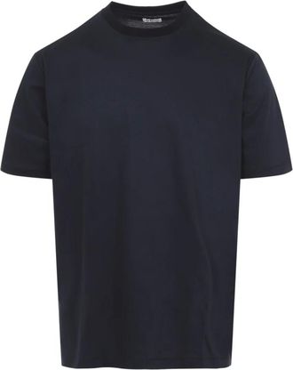 Kiton Homme, Tops, Bleu, Taille: M T-shirt Milano