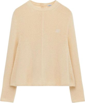Loewe Femme, Pulls, Beige, Taille: 40 FR Pull en cachemire