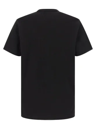 Dolce & Gabbana Logo-Embroidered Cotton T-shirt - Black