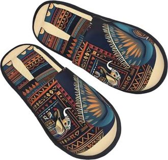 Generic &Eacute;l&eacute;phant Azt&egrave;que Homme Femme Chaussures De Maison Antid&eacute;rapantes Pantoufles Respirantes Chaussons Pour Int&eacute;rieur Ext&eacute;rieur Maison M