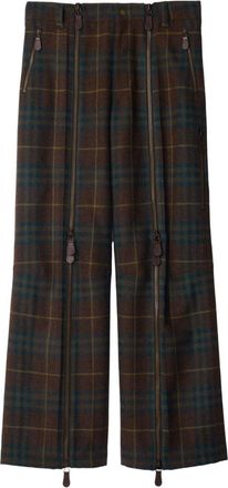 Burberry Karierte Hose - Braun