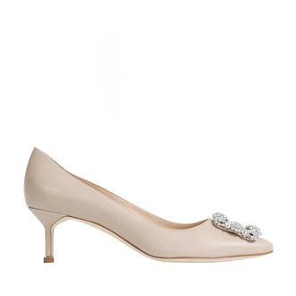 Manolo Blahnik Femme, Chaussures, Beige, Taille: 37 EU Hangisi 50 Pump