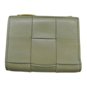 Bottega Veneta unisex, Pre-owned, Vert, Taille: ONE Size Portefeuille en cuir Pre-owned