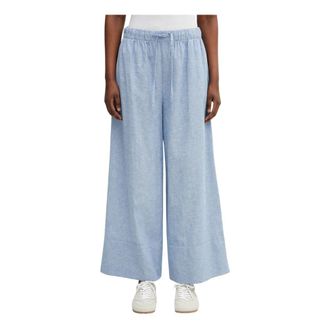 Barbour Josie Weite Hose - - Trousers - Damen - Blau - L