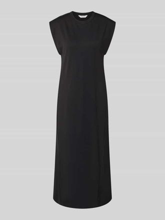 b.young Relaxed Fit Midikleid aus Viskose-Mix Modell Seano