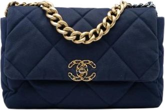Chanel Pre-owned 19 Flap Bag - - Pre-owned - Damen - Blau - ONE SIZE
