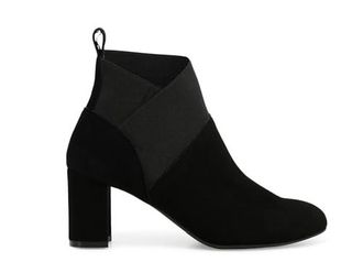 Melluso Bottines femme en daim confortable noir z433, Noir, 36.5 EU