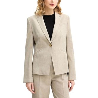 HUGO BOSS Damen, Jacken, Beige, LGr&ouml;&szlig;e