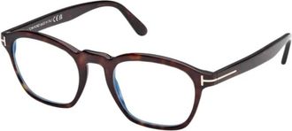 Tom Ford Homme, Accessoires, Brun, Taille: 51 MM Monture Optique Ronde