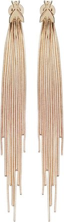 Patrizia Pepe Femme, Accessoires, Jaune, Taille: ONE Size Chain Earrings