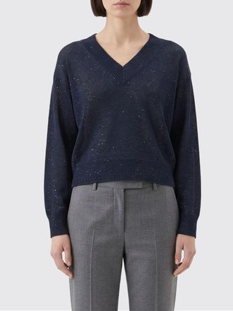 Brunello Cucinelli Pull BRUNELLO CUCINELLI Femme couleur Oc&eacute;an