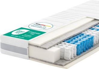 Ravensberger Matratzen RAVENSBERGER Matratzen Tonnentaschenfederkern-Matratze Ravo-Spring - Härtegrad H3, mittelfest - 140 x 200 cm, Höhe 22 cm - 7-Zonen - Standard 100 by O