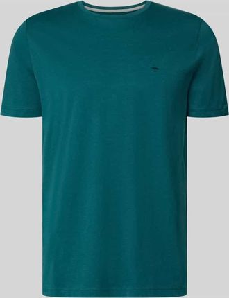 Fynch-Hatton T-Shirt mit Rundhalsausschnitt und Label-Stitching