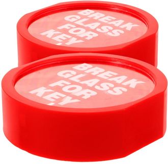 Cabilock Ciieeo 2 St&uuml;ck Wandmontierter Notfall Schl&uuml;sseltresor mit Zahlenschloss Feuerfeste Kunststoff Verschlussbox f&uuml;r T&uuml;rschl&uuml;ssel Zimmerkarten und Gefahrst