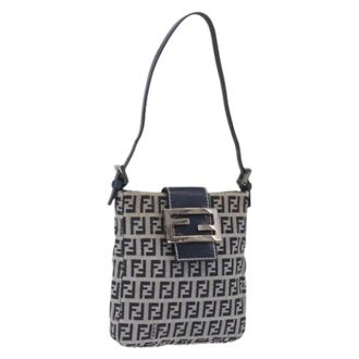 Fendi Pre-owned Zucchino Canvas Hand Bag - - Pre-owned - Damen - Blau - ONE SIZE