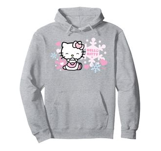 Hello Kitty Charmmy Love Hearts S&uuml;&szlig;e Valentinstagsgr&uuml;&szlig;e XOXO Retro Pullover Hoodie