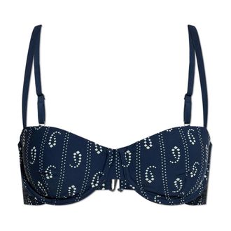 Tory Burch The Bikini Top - - Swimwear - Damen - Blau - S