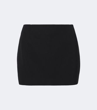 Wardrobe.NYC Mini-jupe en laine vierge